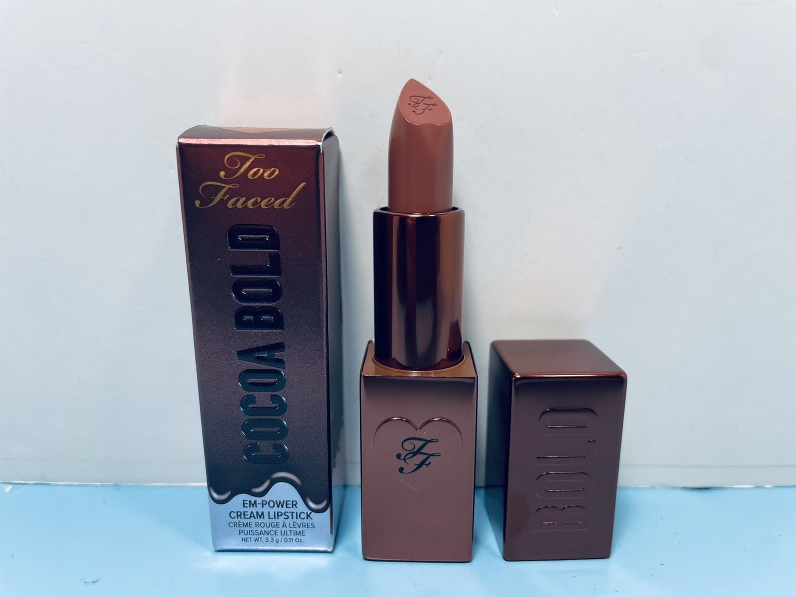 TOO FACED - COCOA BOLD - EM POWER CREAM LIPSTICK - GANACHE -0.11 OZ ...