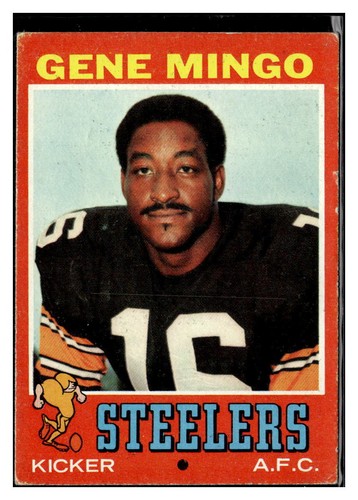 Gene Mingo 1971 Topps #227 Pittsburgh Steelers | eBay