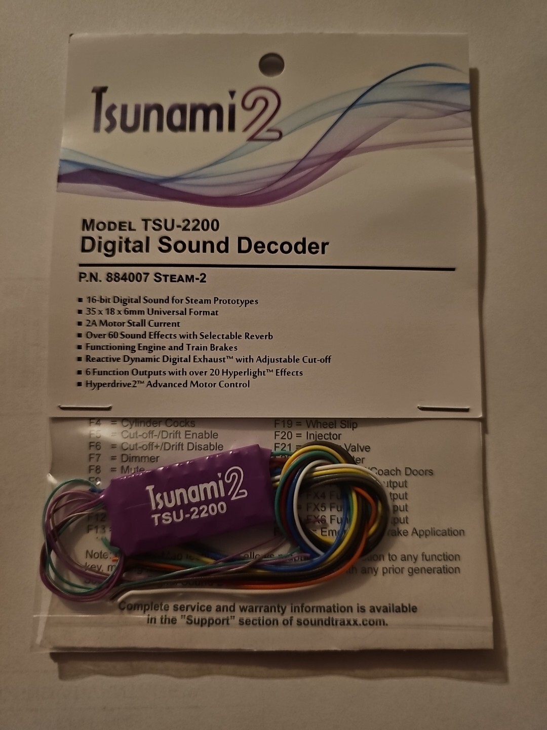 SoundTraxx Tsunami 2 TSU-2200 Digital Sound Decoder - STX884007 for ...