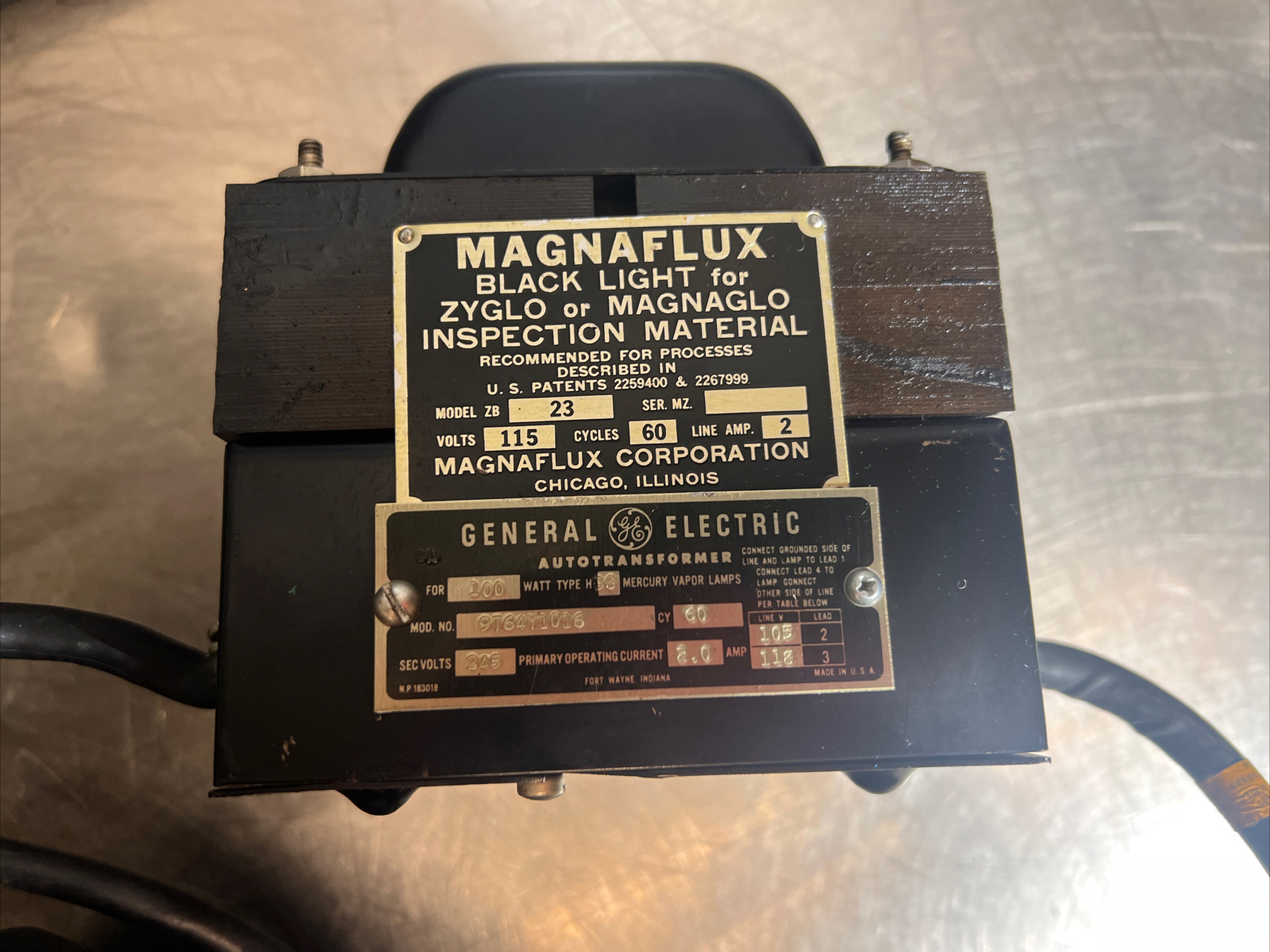 Zyglo Portable Pressure Cans Testing Kit Magnaflux ZA 43 | eBay