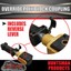 Off Road Override Poly Block Trailer Coupling Hitch. 2000kg Caravan ...
