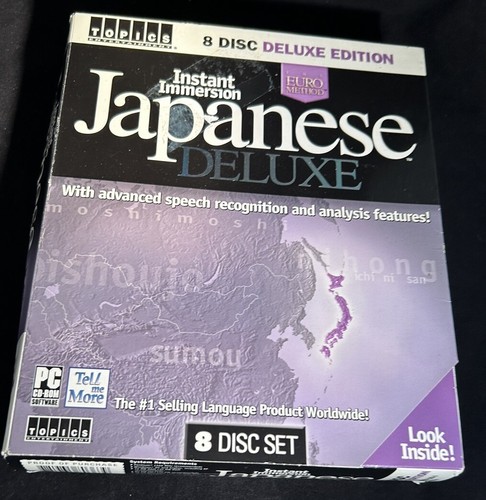 Instant Immersion JAPANESE Language Deluxe (8 Audio CDs) Listen & Learn ...