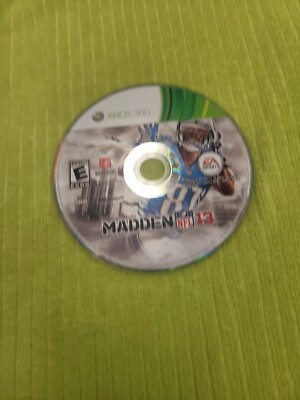 Madden NFL 13 (Microsoft Xbox 360, 2012) DISC ONLY Tested 14633197327| eBay