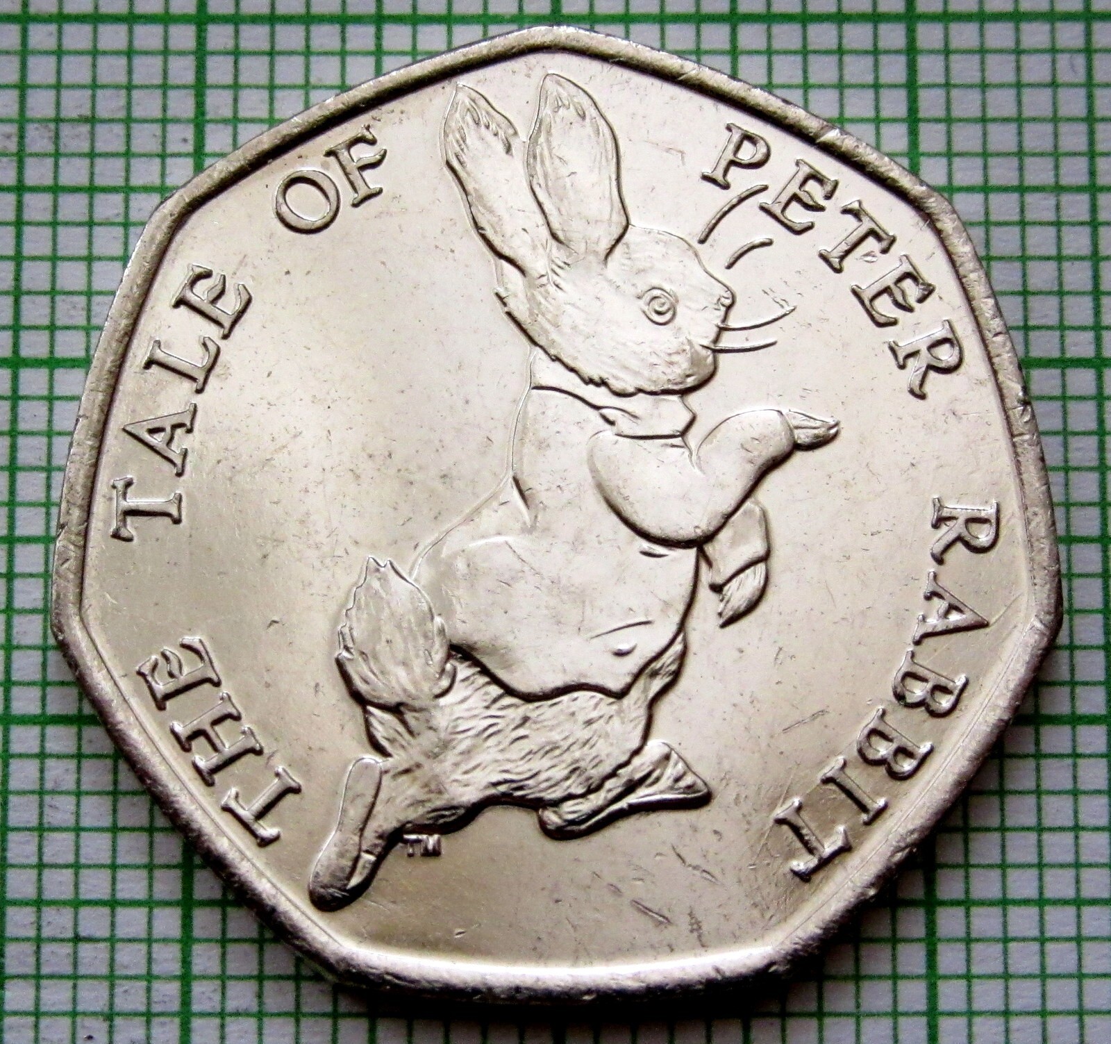 GREAT BRITAIN 2017 50 PENCE, PETER RABBIT, BEATRIX POTTER TALES SERIES ...