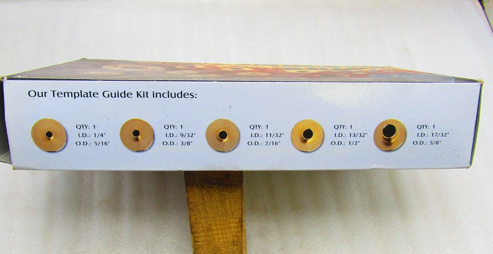 Router template guide kit, solid brass | eBay