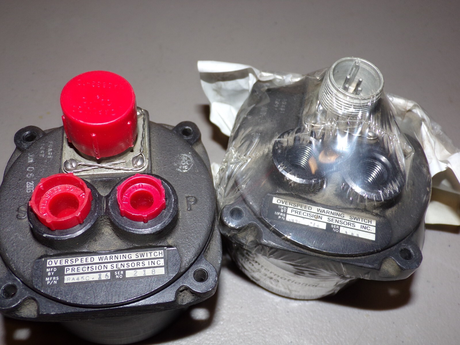 Learjet Aircraft Overspeed Warning Switches 6600380-1 | eBay