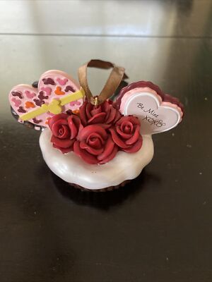 Disney Parks Valentines Day EAR HAT ORNAMENT Lim. Ed. Rose Scented ...