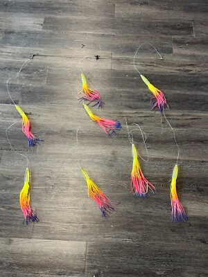 Chatter Lures 36" Splash Bar 9" Bulb Squid in Rainbow | eBay