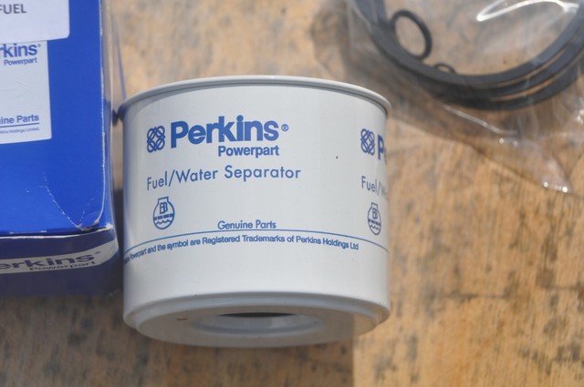 Genuine Perkins Secondary Fuel Filter Cartridge Water Separator ...