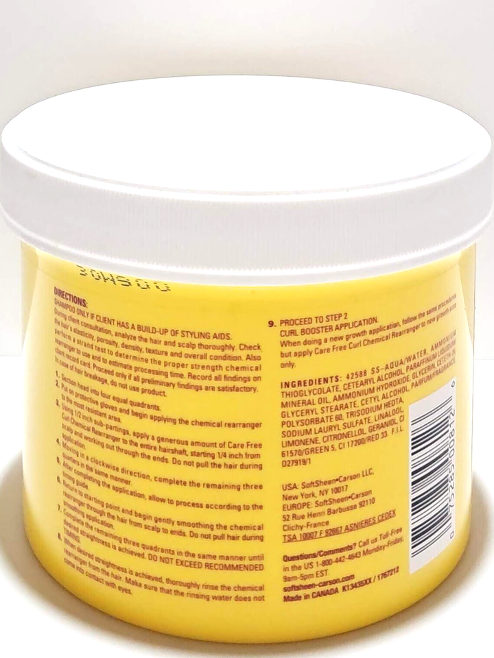 SoftSheen Carson Care Free Curl Cold Wave Chemical Rearranger MAX ...