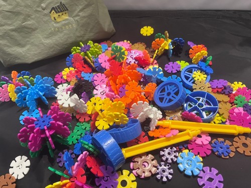 Brain Flakes Creative Educational Stem Building Plastic Disc Toys w ...