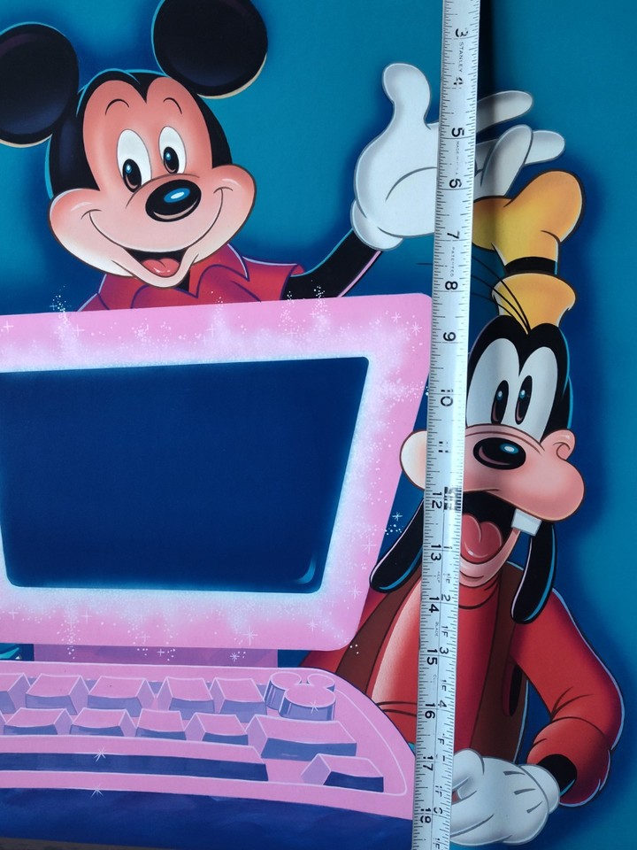 MICKEY MOUSE DONALD DUCK GOOFY DISNEY COMPUTER ORIGINAL AIRBRUSH ART | eBay