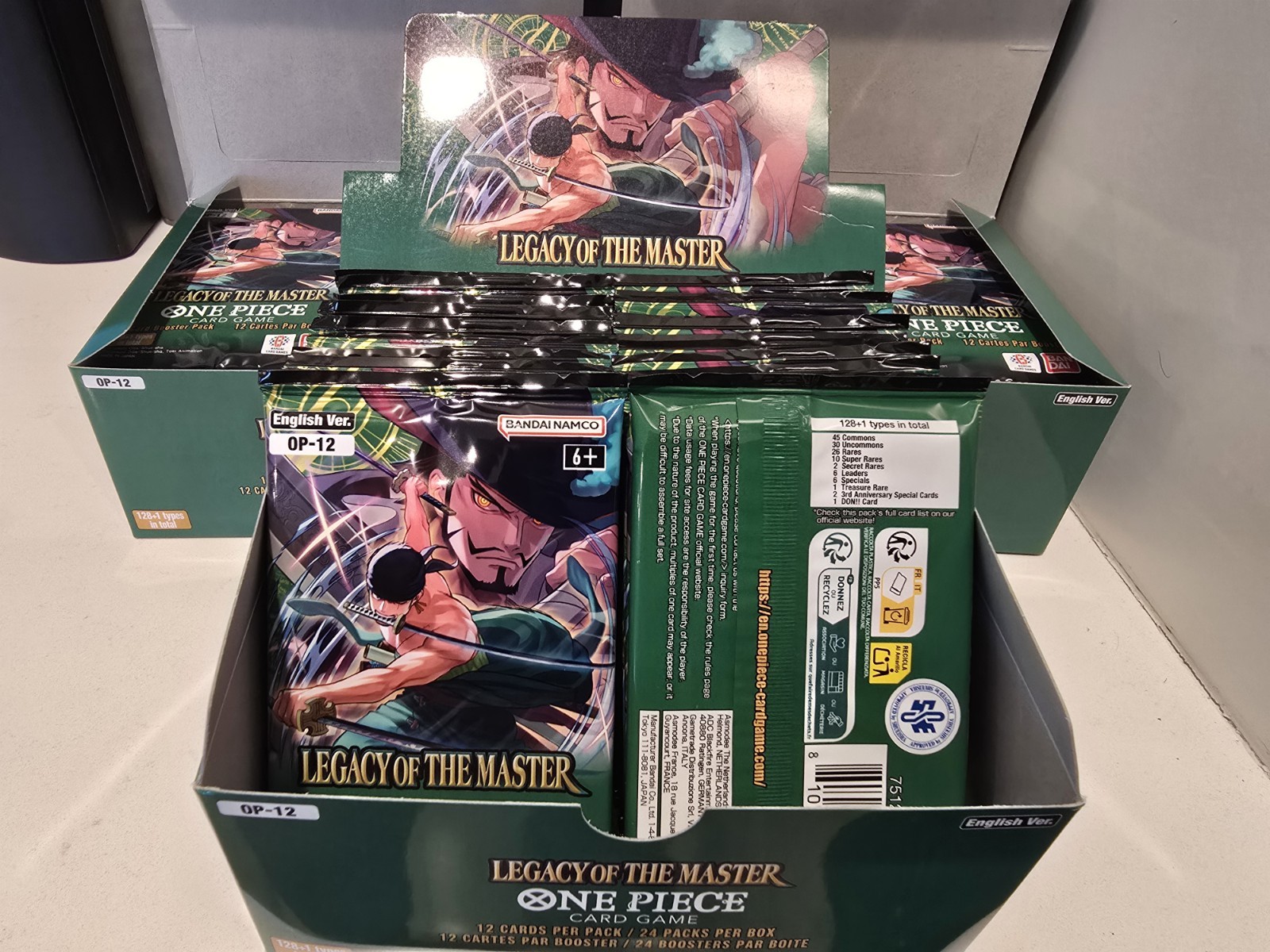 One Piece Op-12 Legacy Of The Master 6x Booster Packs - English | eBay