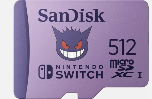 SanDisk Pokémon Micro SD Nintendo Switch MicroSDXC Memory Card 512GB ...