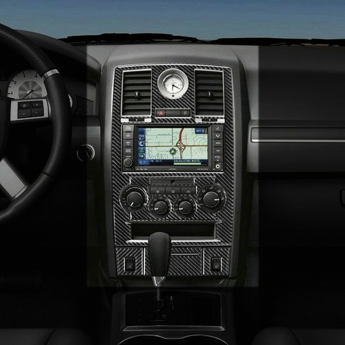 For Chrysler 300 2008-2010 Type A Carbon Fiber 5Pcs Central Control ...