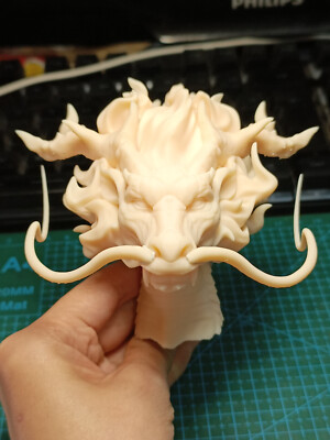 1/6 China Dragon Canglong Beard Animal Head Sculpt For 12"Action Figure ...