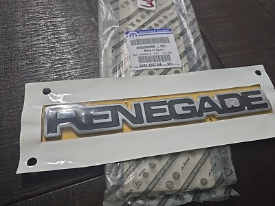 New OEM Deck Lid Emblem Mopar 68267207AA fits 15-17 Jeep Renegade | eBay