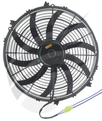 Maradyne 16" 12V High Performance 2170 CFM Thermo Fan Reversible Skew ...