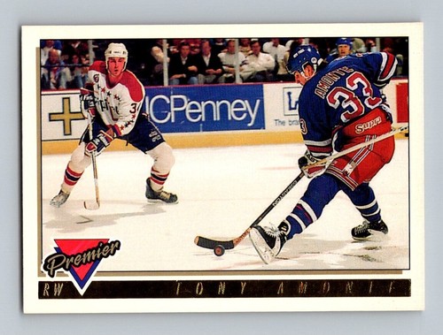 1993-94 O-Pee-Chee Premier Gold Tony Amonte New York Rangers #70 | eBay