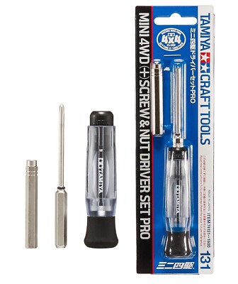 Tamiya 74131 Craft Tool Series No.131 Mini 4WD Screwdriver Set PRO Made ...
