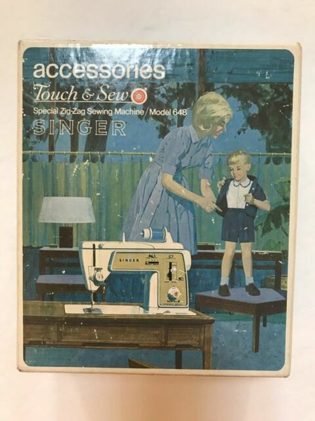 SINGER Touch and Sew Zig-zag Sewing Machine Model 648 Accessories ...