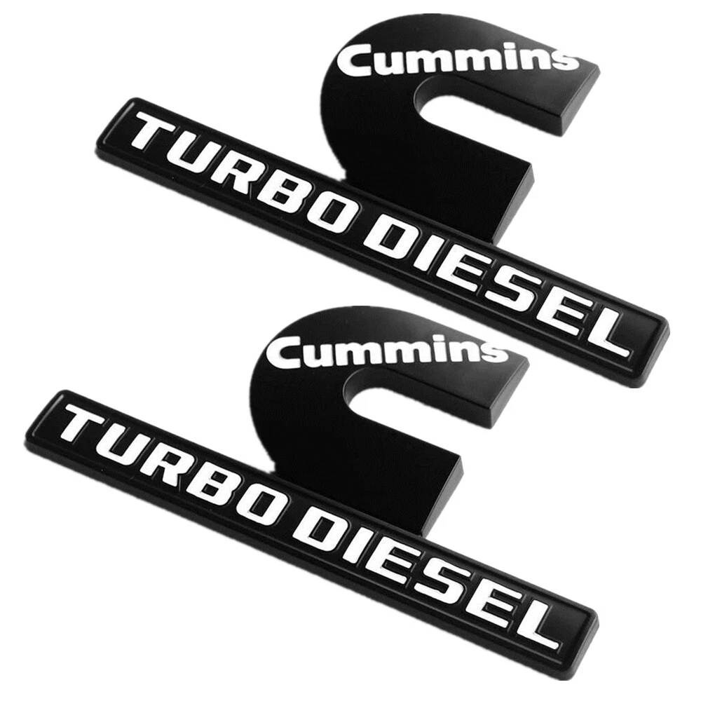 Cummins Turbo Diesel Logo Black