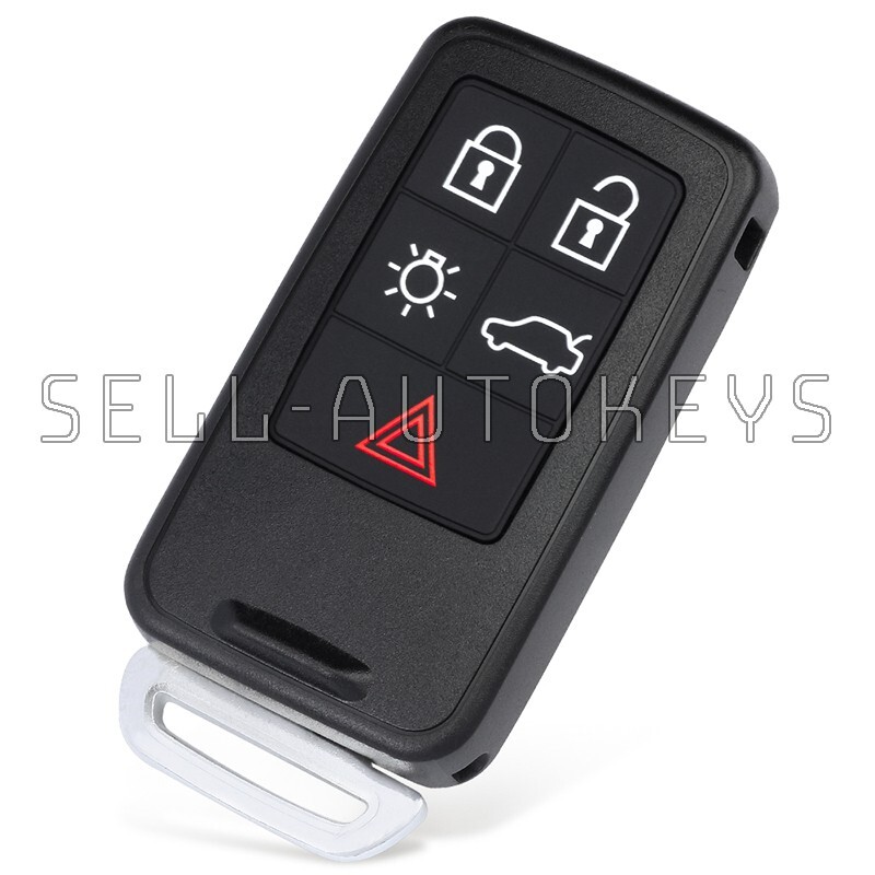 For Volvo V40 V60 V70 XC60 XC70 S60 S80 2008-2017 433MHz ID46 Remote ...