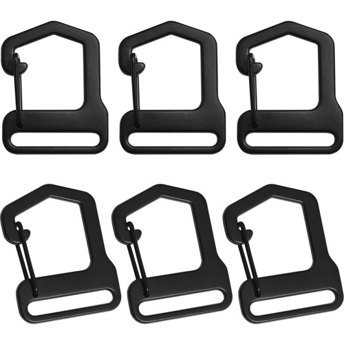 LUORNG 6PCS Metal Webbing Buckle I.D. 25mm/1in Triple Slide Button Bulk ...