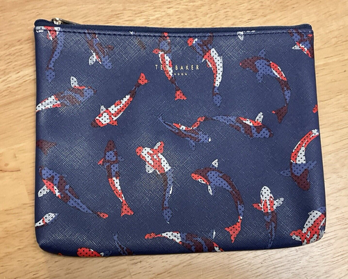 Ted Baker Koi Fish Travel Cosmetic Pouch Clutch | eBay