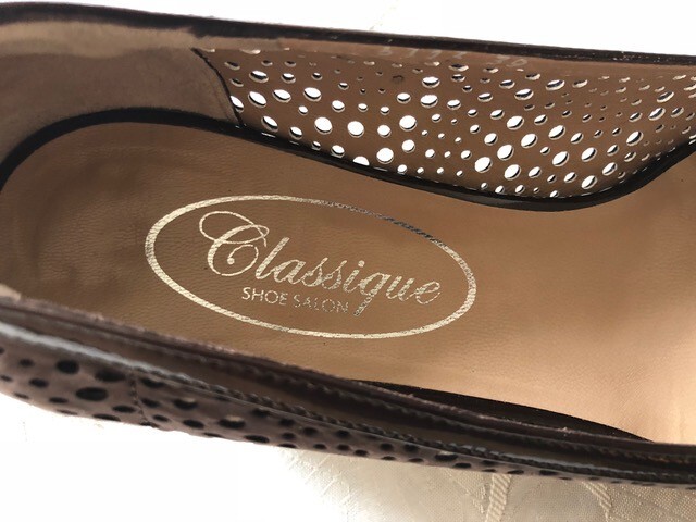 Classique Brown Modern Shoes Real Leather Sole Made in Italy Size EUR ...