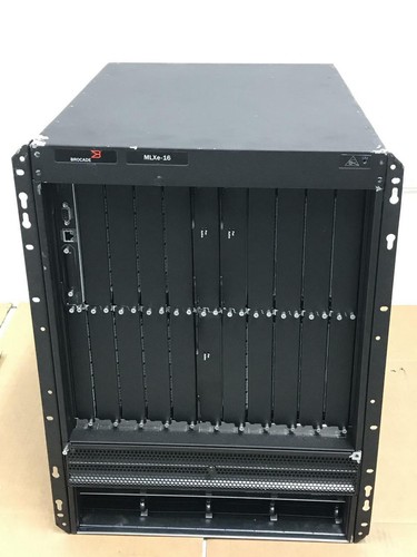 Brocade MLXe-16 Chassis Bundle BR-MLXE-16-MR2-M-AC ️️ ️Open Box Nice ...