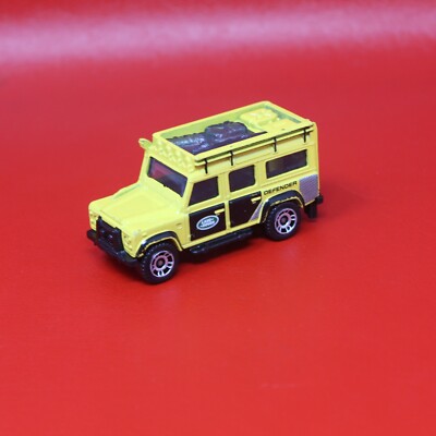 Matchbox Land Rover Defender 110 1997 Yellow 1:64 Loose MBX Donk's ...