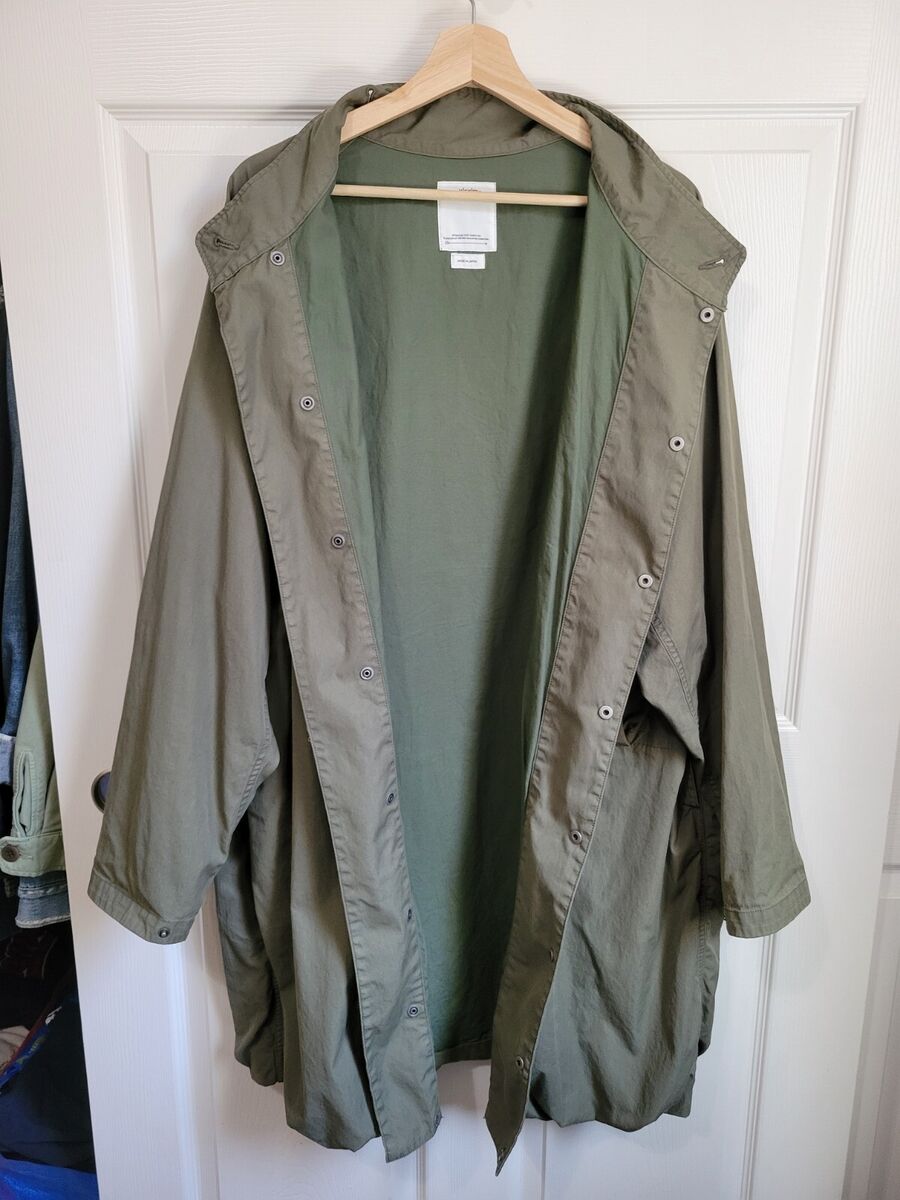 Visvim South Winds Parka Coat Olive sz.2 | eBay Visvim South Winds Parka Coat Olive sz.2 | eBay