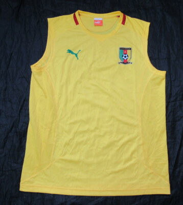 Cameroon Cameroon Training Vest jersey shirt PUMA Les Lions adult SIZE ...