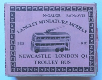 Langley Miniature Models N-Spur #V/TB London Q1 Trolley Bus mit OVP ...