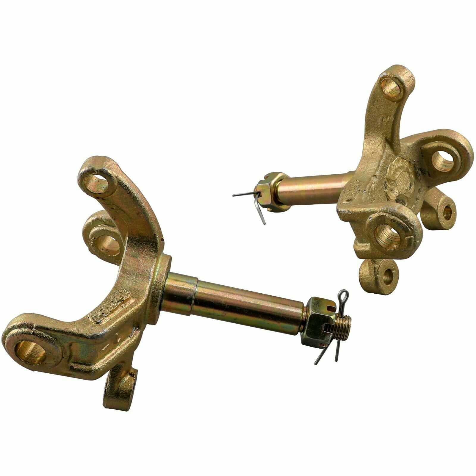 Left Right Front Steering Strut Axle Knuckle Spindle for ATV Go kart ...