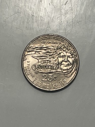 2023 P Edith Kanaka-Ole Mint Error, Reverse Feeder Finger, U.S. Coin ...