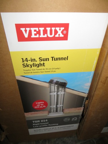 Velux Skylight 14" Dome Sun Tunnel TGR 014 Rigid Tube Pitched High Density Flash | eBay