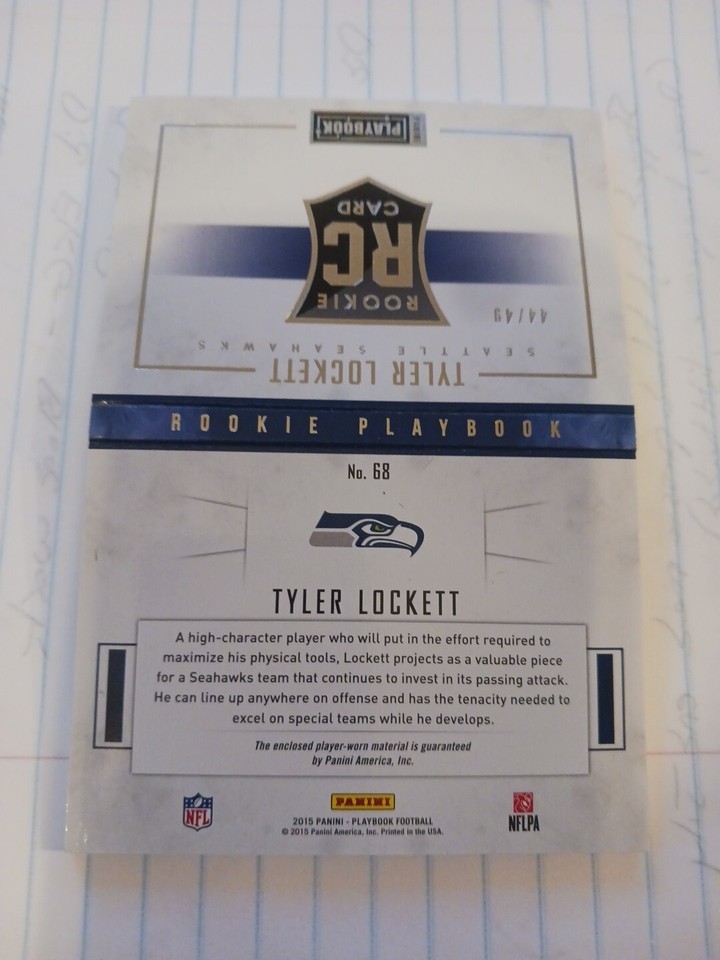 2013Panini Immaculate Coll TYLER LOCKETT rookie RC.card Book 44/49card ...