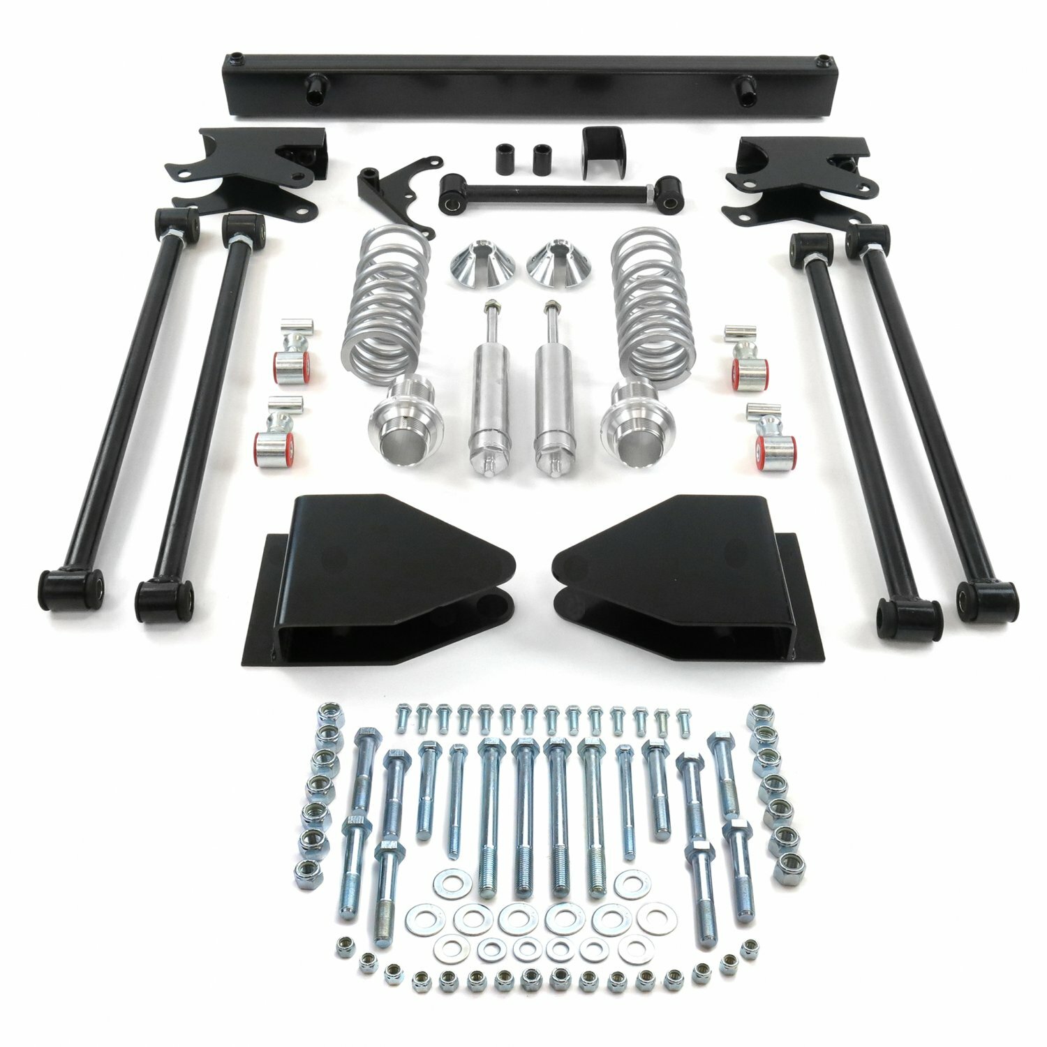 67-72 Ford F100 F150 Truck Rear Parallel 4-Link Coilover Kit Weld-On ...