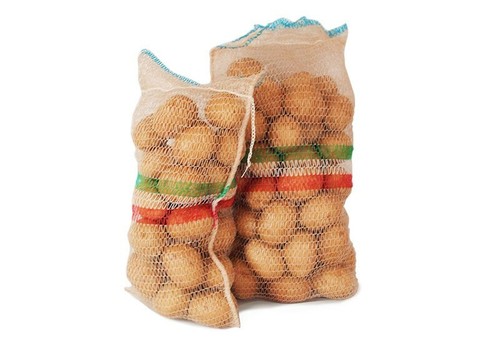SACCHI PER PATATE O CIPOLLE CON LACCI IN RAFIA CONTIENE FINO A 15KG DI ...