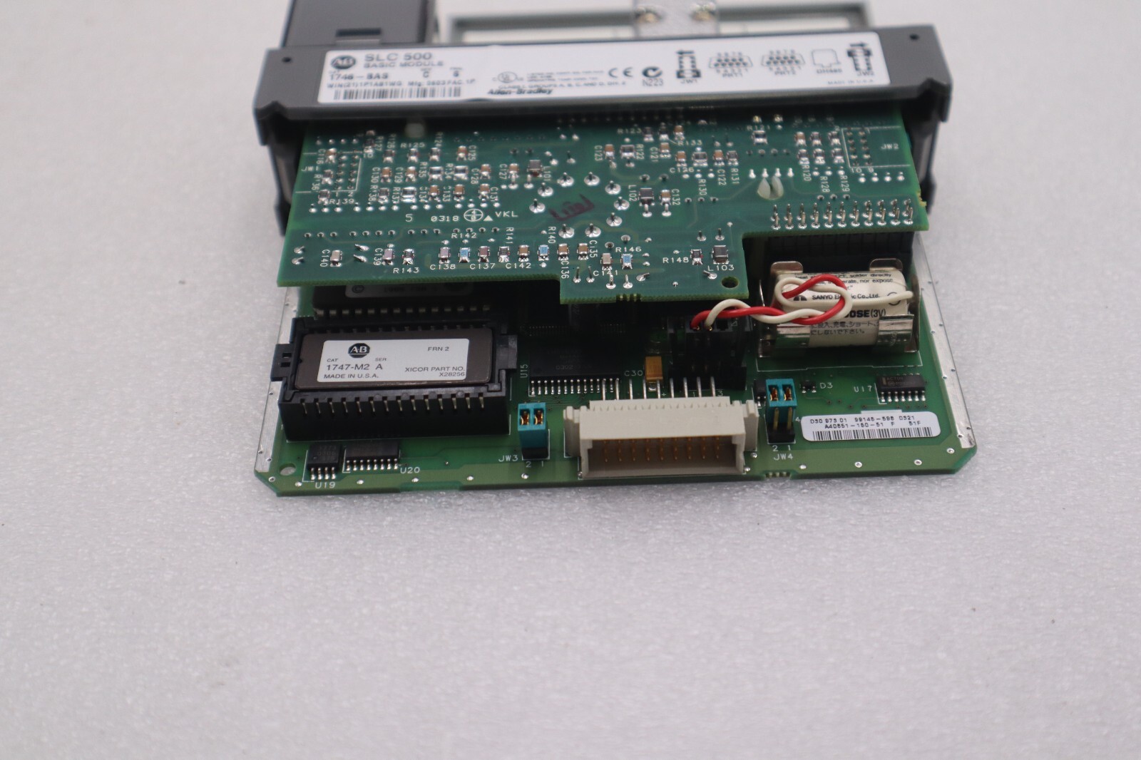 Allen-Bradley SLC 500 Basic Module 1746-BAS Series C FRN 6 2 Port Stock ...