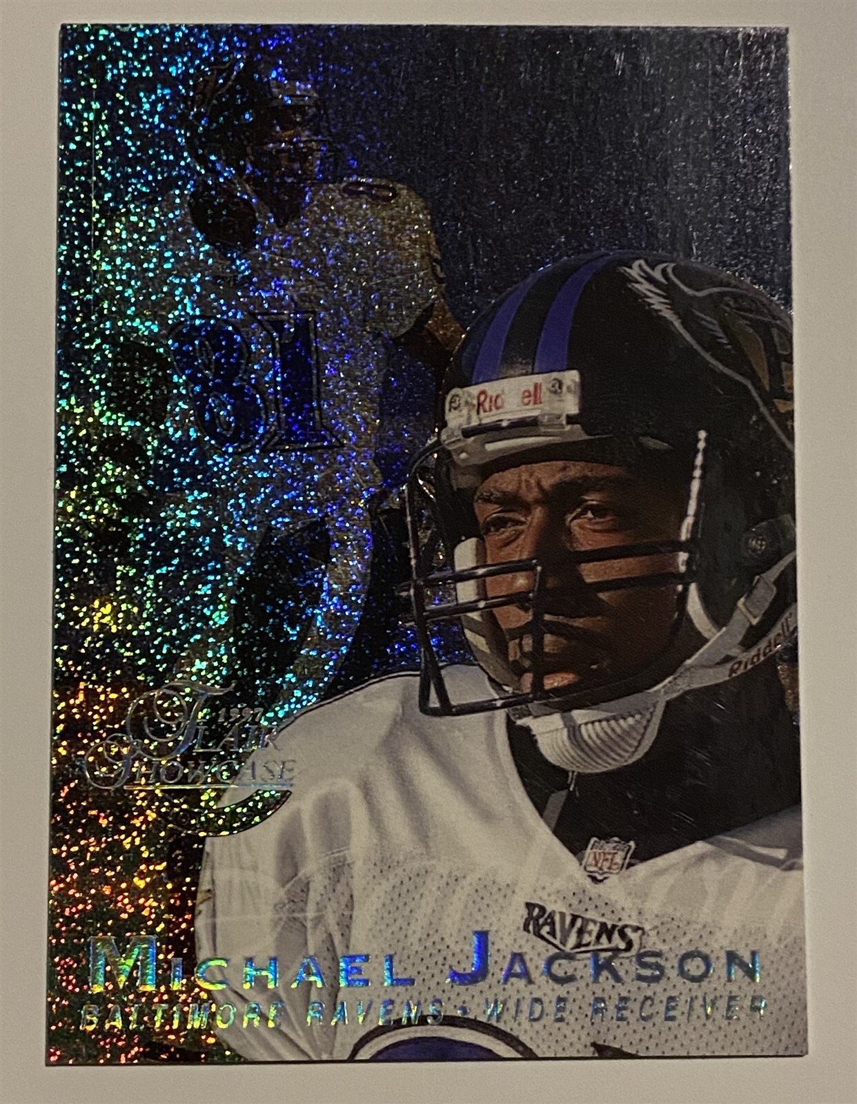Michael Jackson 1997 Flair Showcase Row 0 #97 - Ravens | eBay
