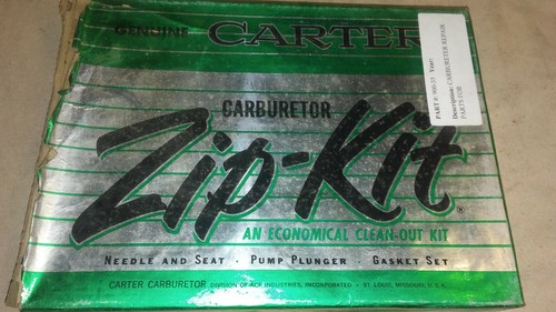 NOS Carter Zip Kit 900-35 Carburetor Repair Kit Dodge Plymouth | eBay