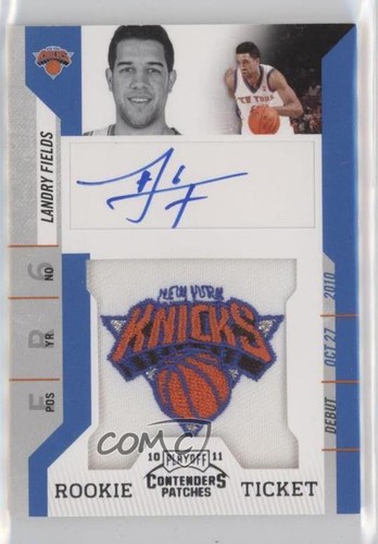 2010-11 Playoff Contenders Patches - Rookie Ticket Autograph #145 ...