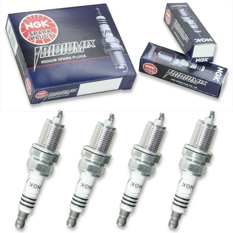 4 x Spark Plugs Made in Japan NGK Iridium IX 4218 CR8EIX 4218 CR8EIX ...