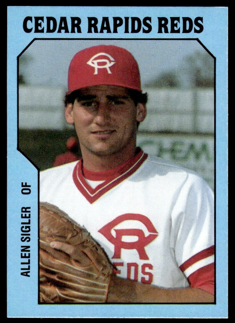 1985 TCMA Cedar Rapids Reds Allen Sigler Cedar Rapids Reds #25 | eBay