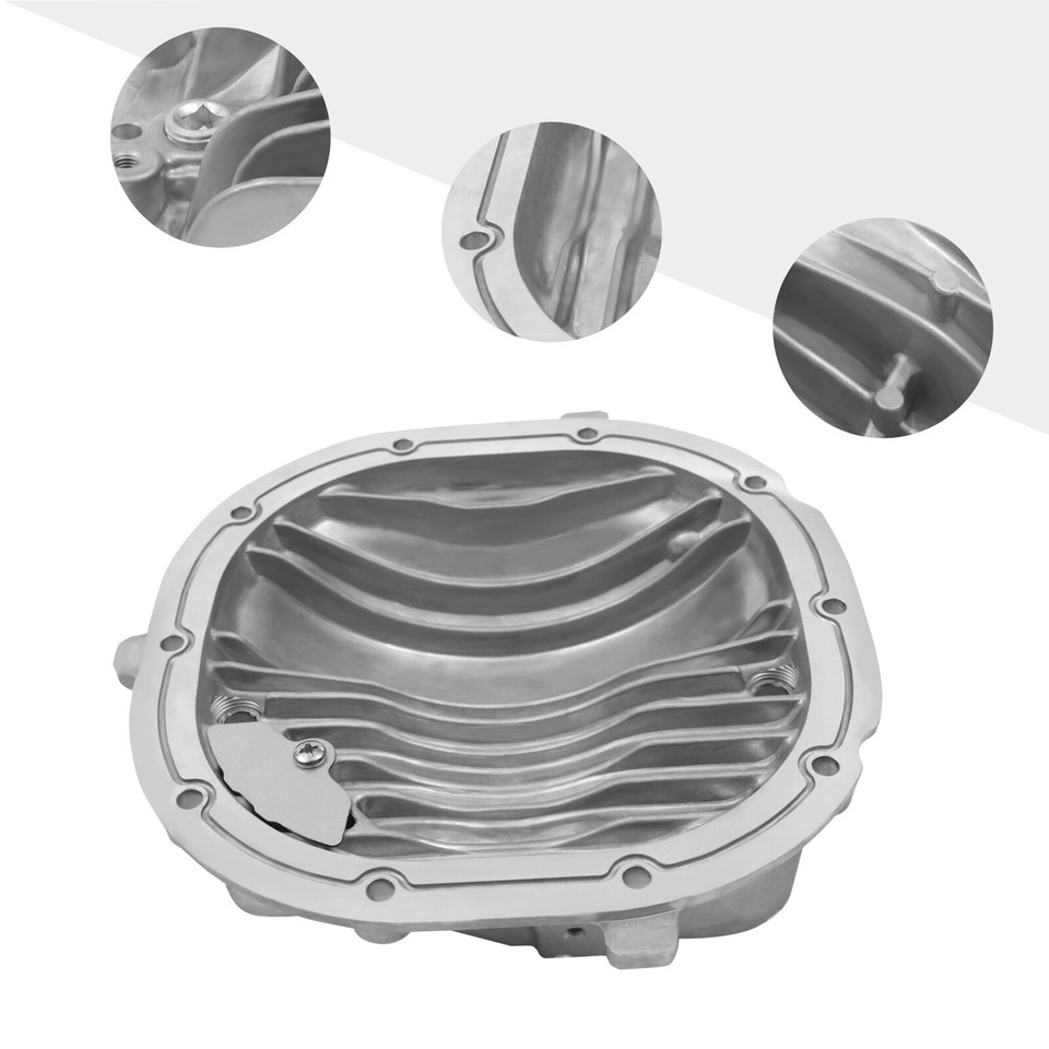 8.8" Axle Rear Differential Cover Aluminum (Finned) For Ford Mustang ...
