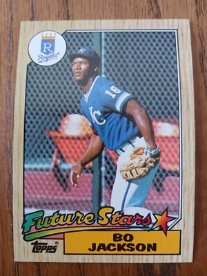 Bo Jackson Rookie Card Topps 1987 #170 Kansas City Royals | eBay
