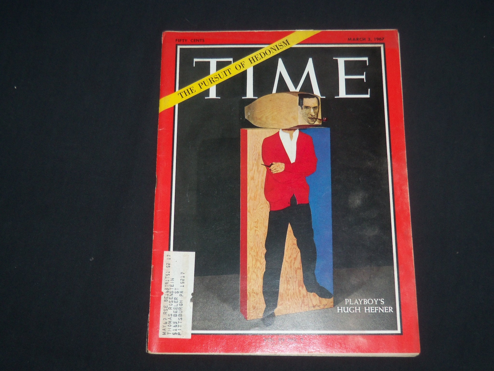 1967 MARCH 3 TIME MAGAZINE - HUGH HEFNER - T 2013 | eBay